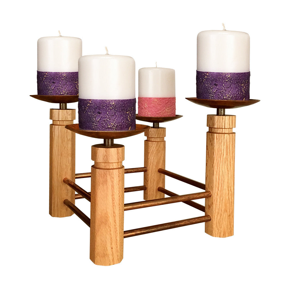 Handcrafted Corral Advent Stand - Marklin Candle Design